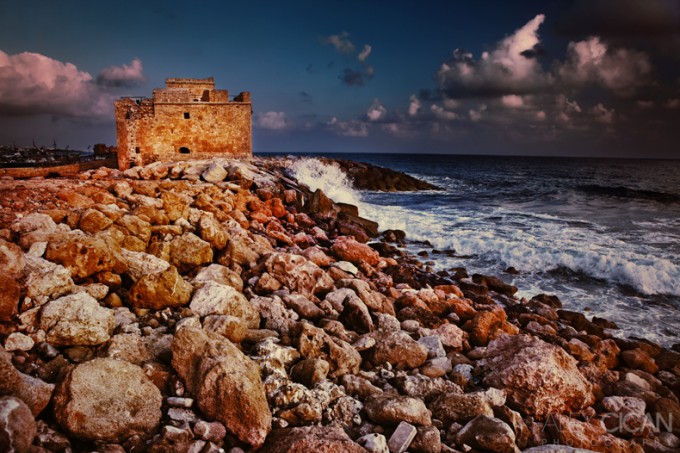 The medieval castle of Paphos, Cyprus photo on Sunsurfer
